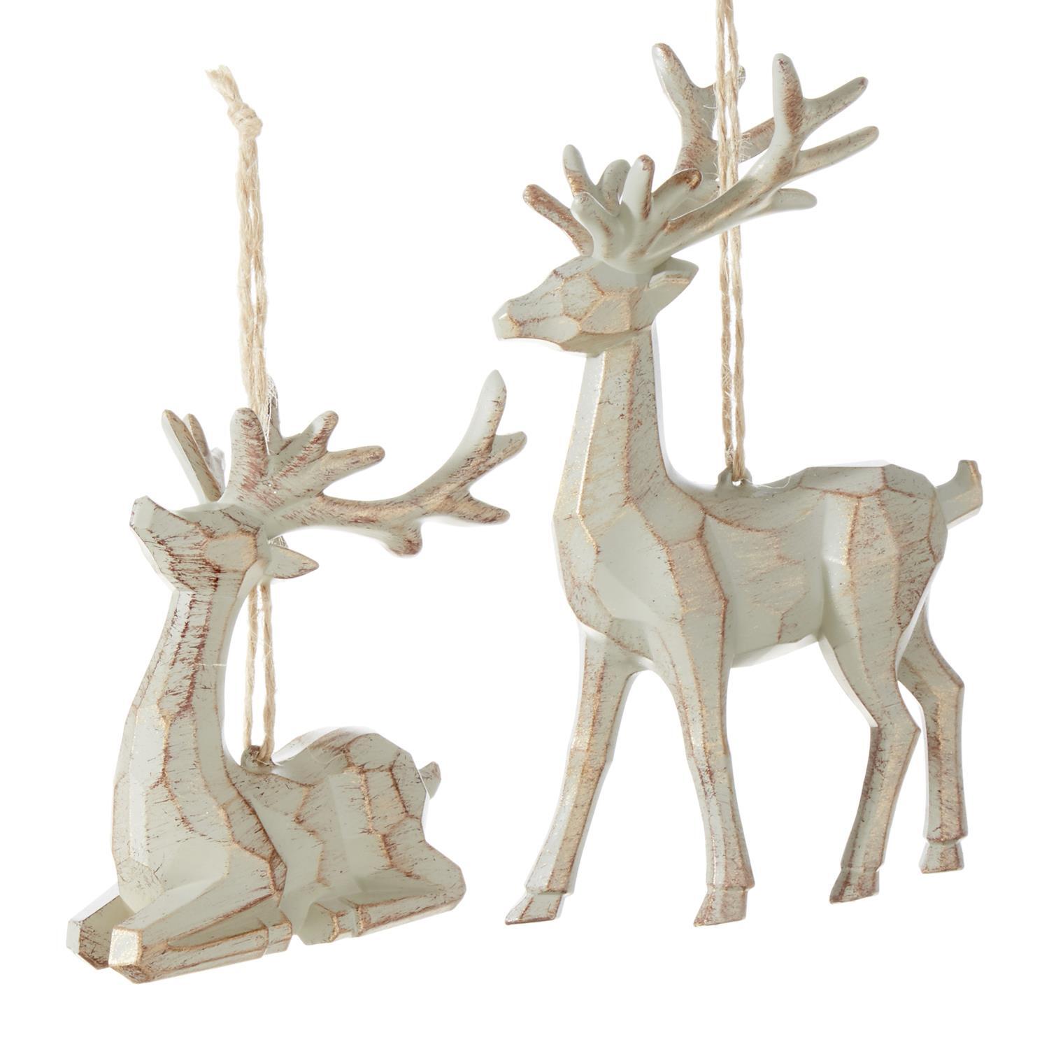 RAZ Oh Night Divine - 14cm/5.5" Deer HO (2AT) - RAZ Imports
