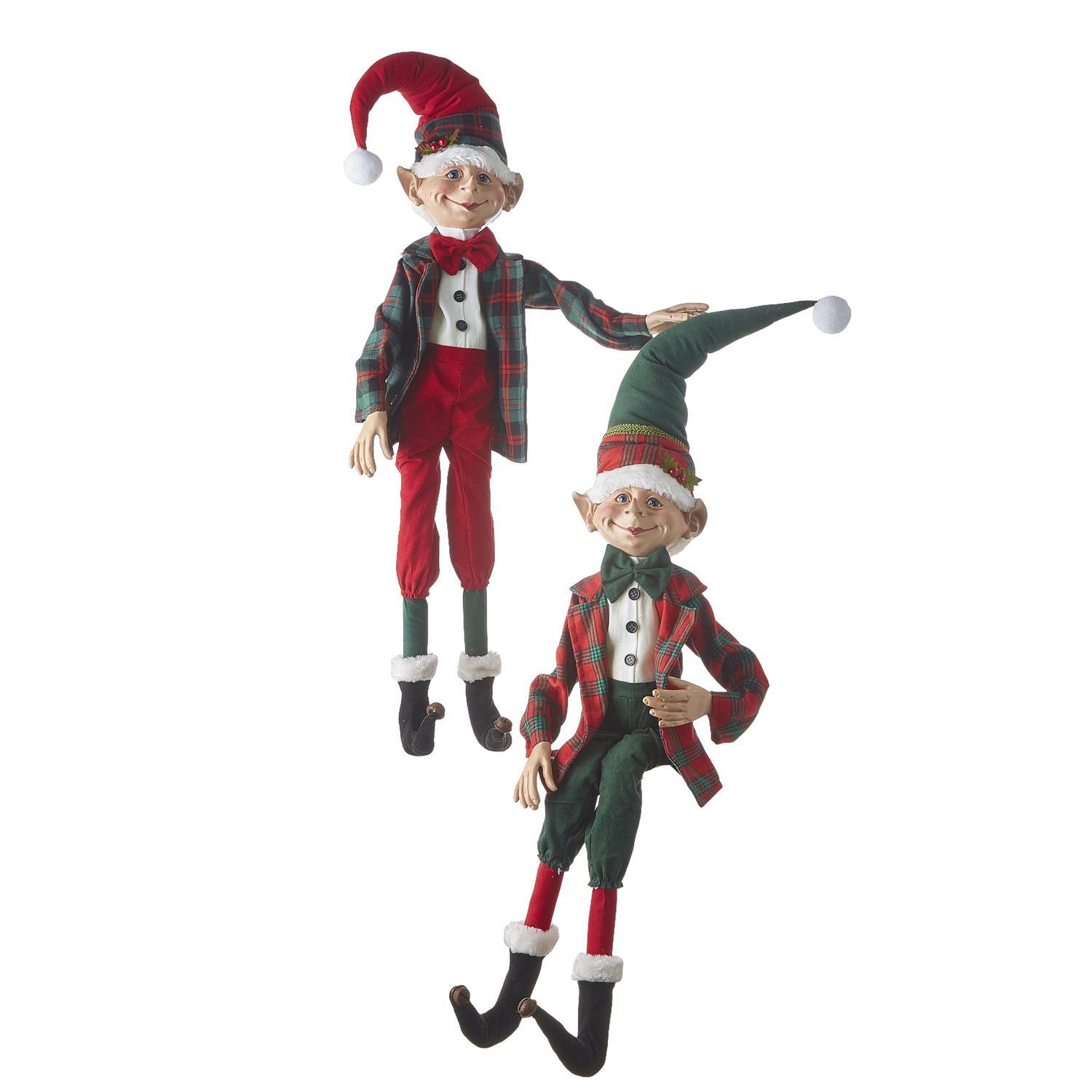 RAZ Heartfelt Holiday - 76cm/30" Posable Elf (2AT) - RAZ Imports