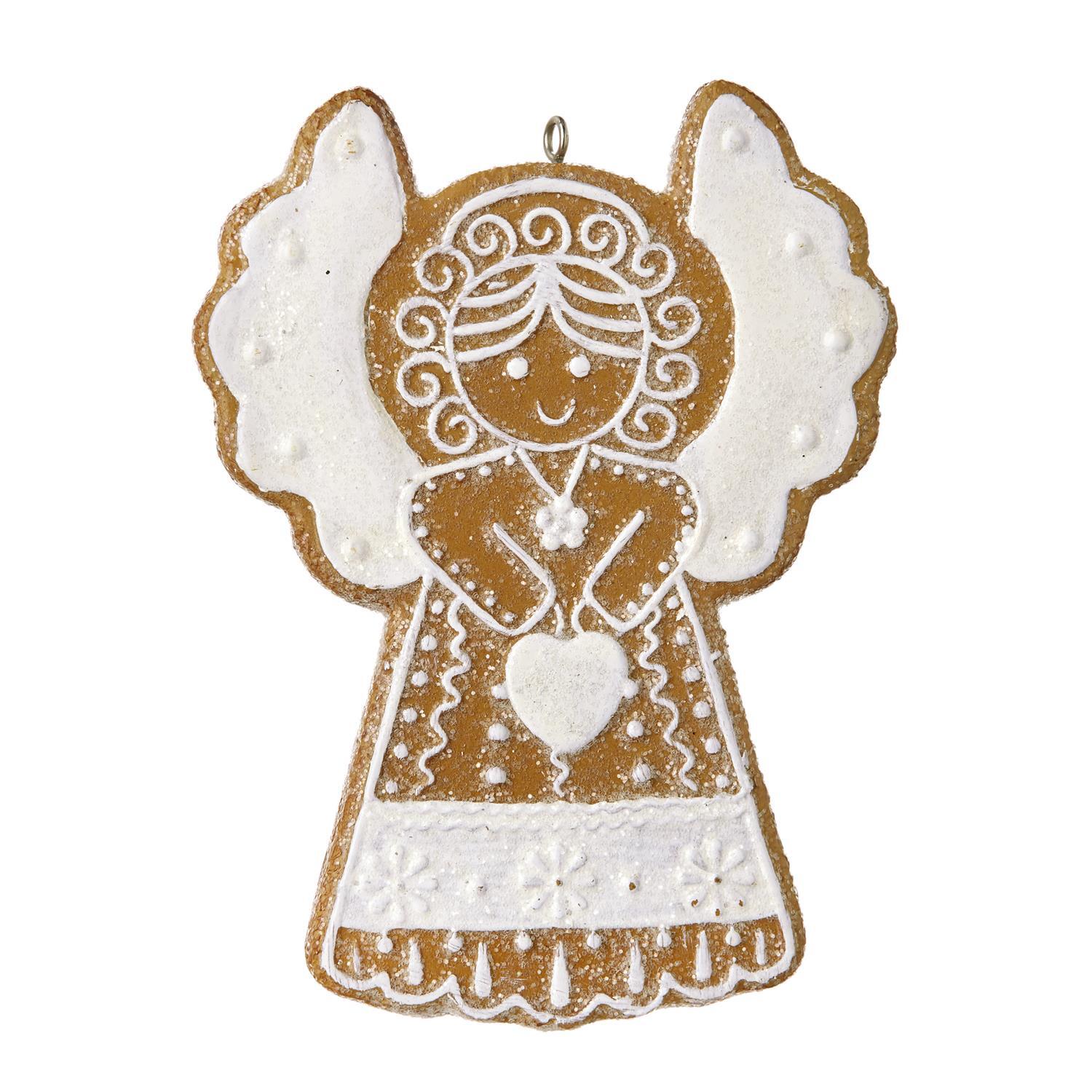 RAZ Gingerbread Lane - 10cm/4" Angel Gingerbread HO - RAZ Imports