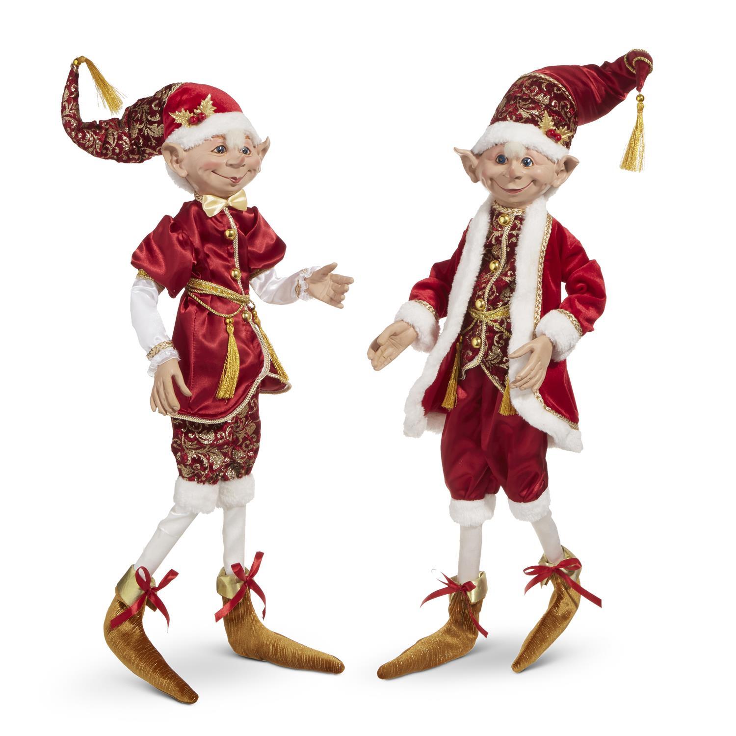 RAZ The Christmas Shop - 76cm/30" Posable Elf (2AT) - RAZ Imports