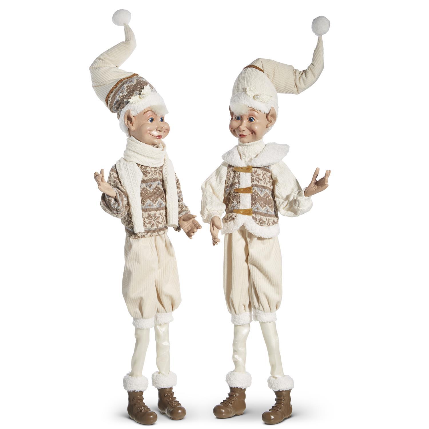 RAZ Up On The Mountain - 76cm/30" Posable Elf (2AT) - RAZ Imports