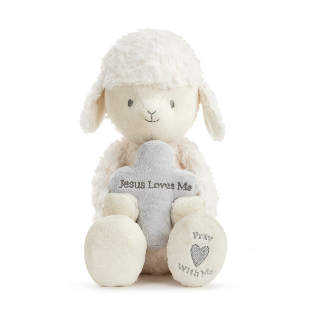 DEMDACO Baby - 40cm/16" Pray With Me Mechanical Lamb