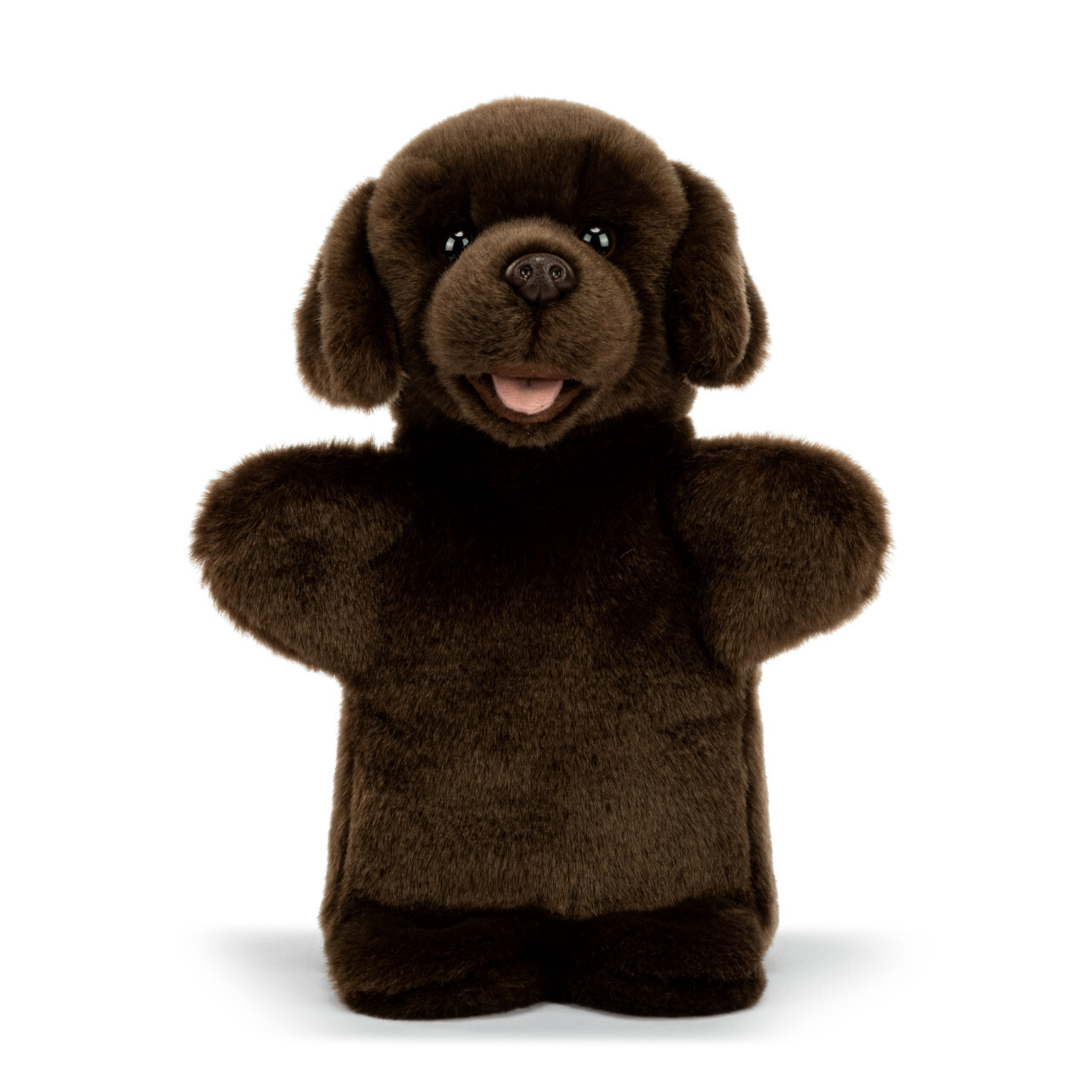 DEMDACO Baby - 28cm/11" Chocolate Lab Puppet