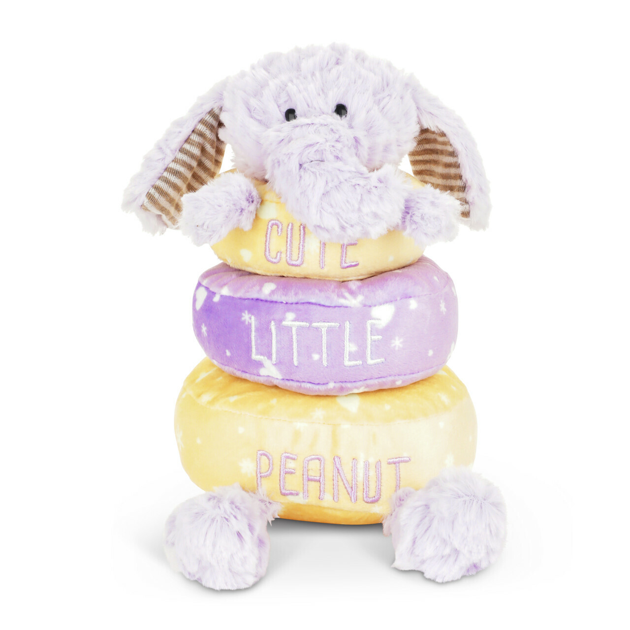 DEMDACO Baby - 23cm/9" Stackable Plush Elephant