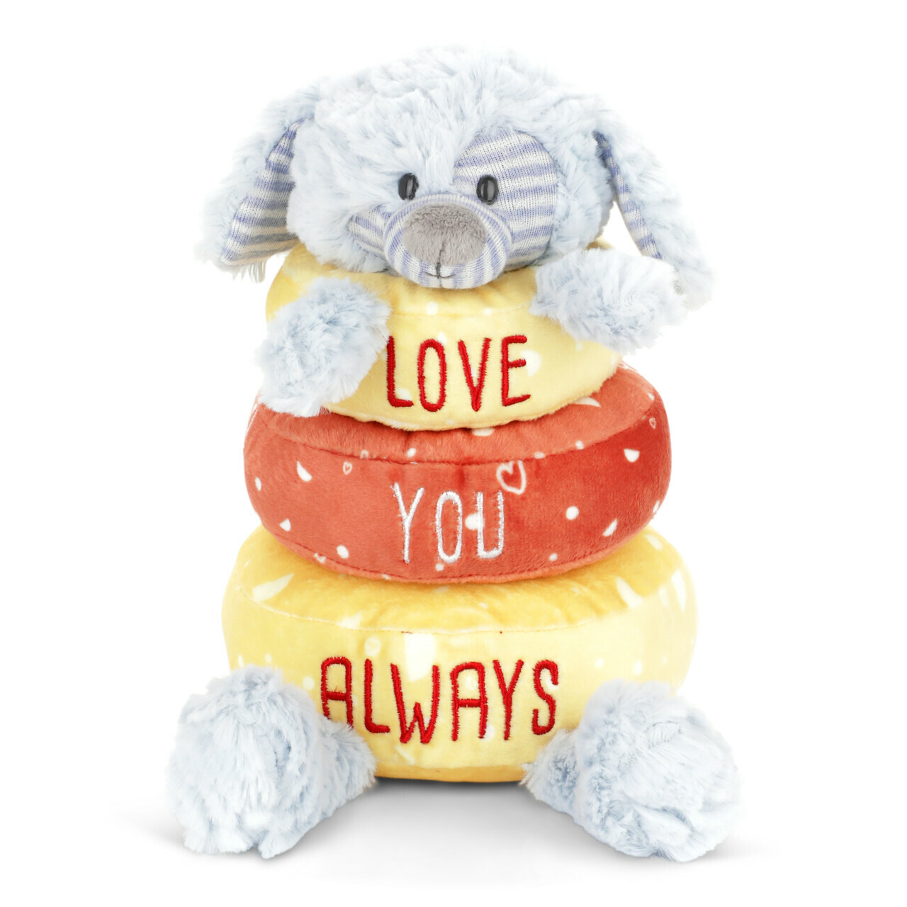 DEMDACO Baby - 23cm/9" Stackable Plush Puppy