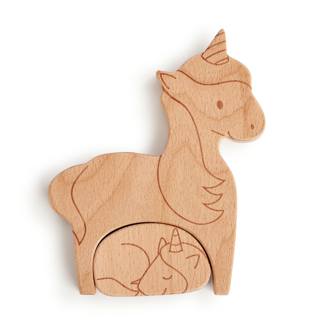 DEMDACO Baby - 14cm/5.5" Sparkle and Shine Unicorn Puzzle