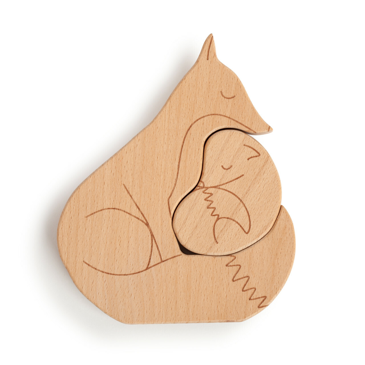 DEMDACO Baby - 14cm/5.5" My Clever Little One Fox Puzzle
