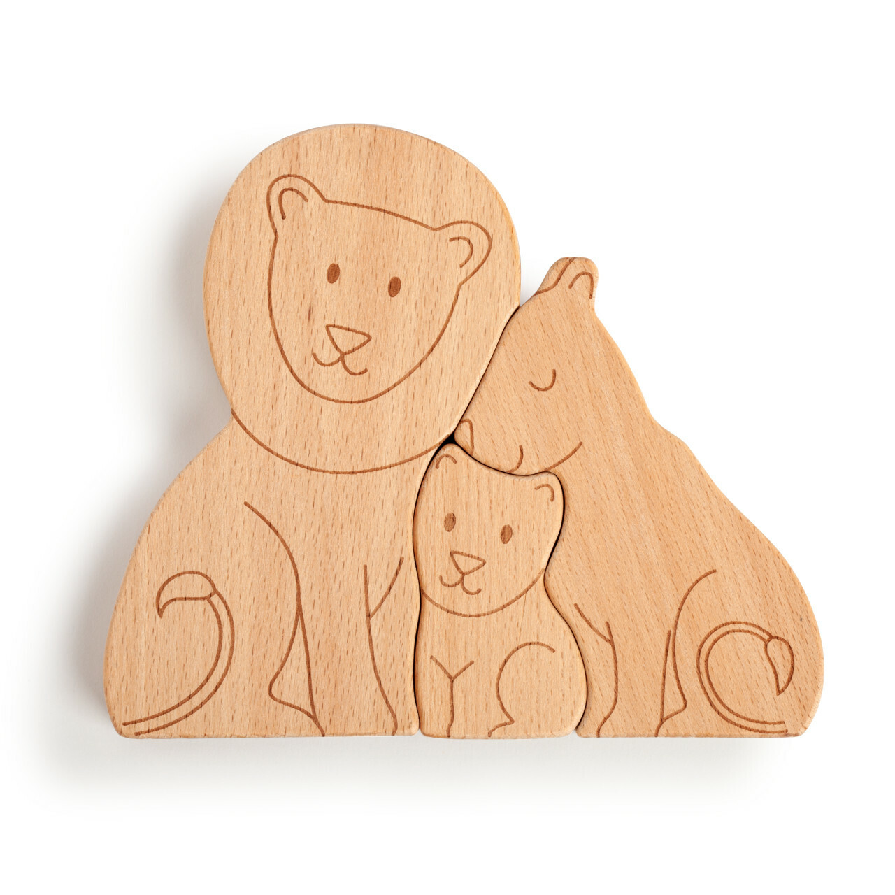 DEMDACO Baby - 14cm/5.5" My Pride and Joy Lion Puzzle