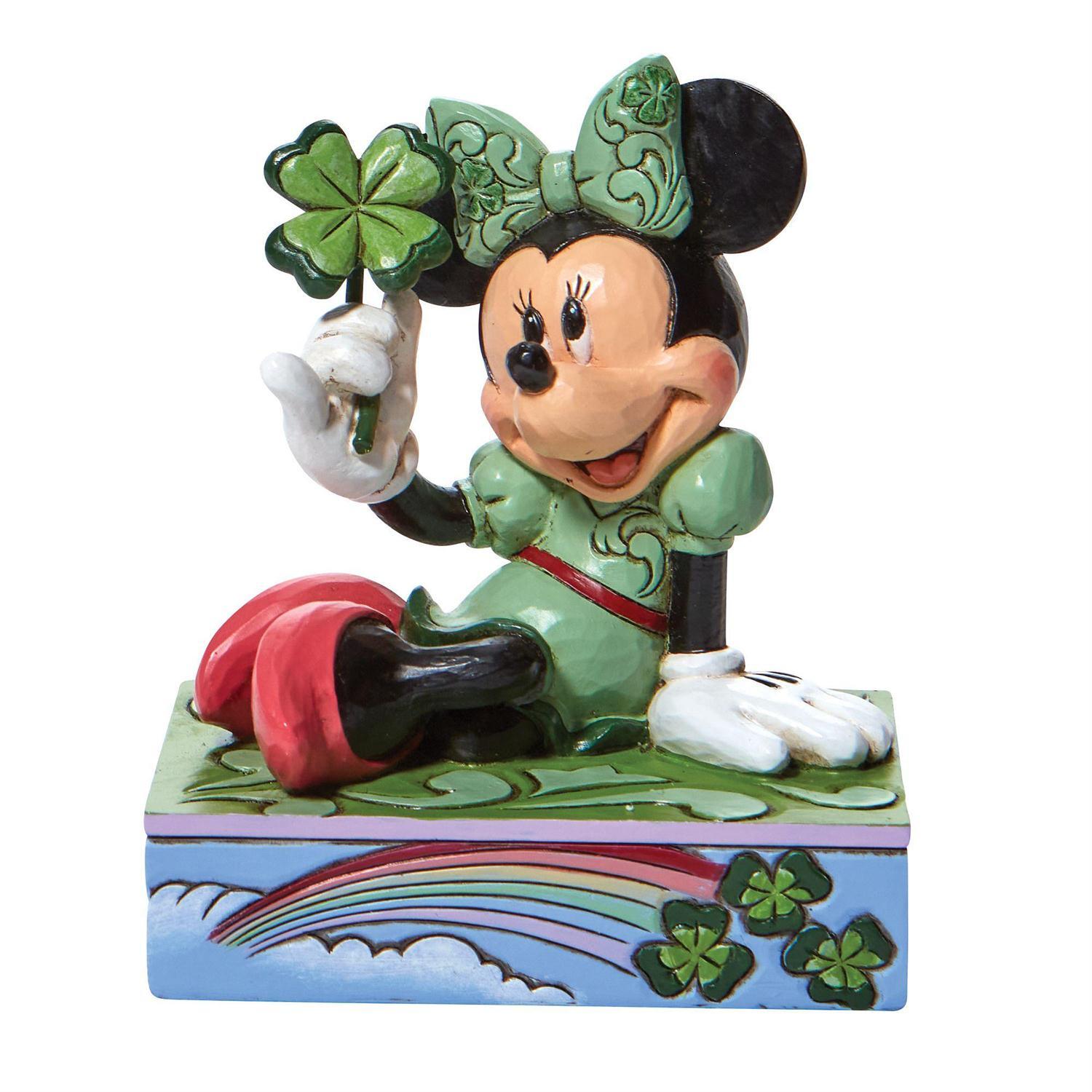 Disney Traditions - 8.25cm Minnie with Clover Personality Pose