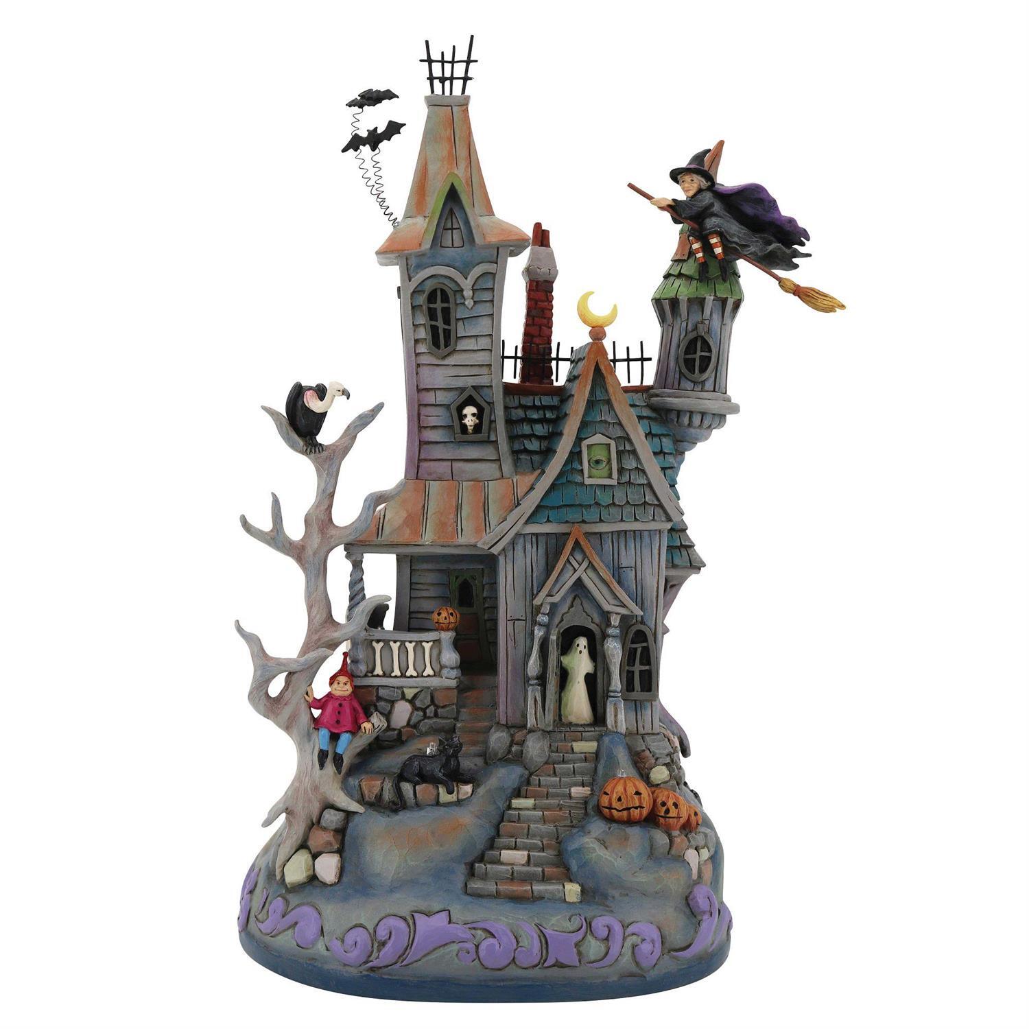 Heartwood Creek - 30.5cm/12" LED Musical Haunted House Masterpiece