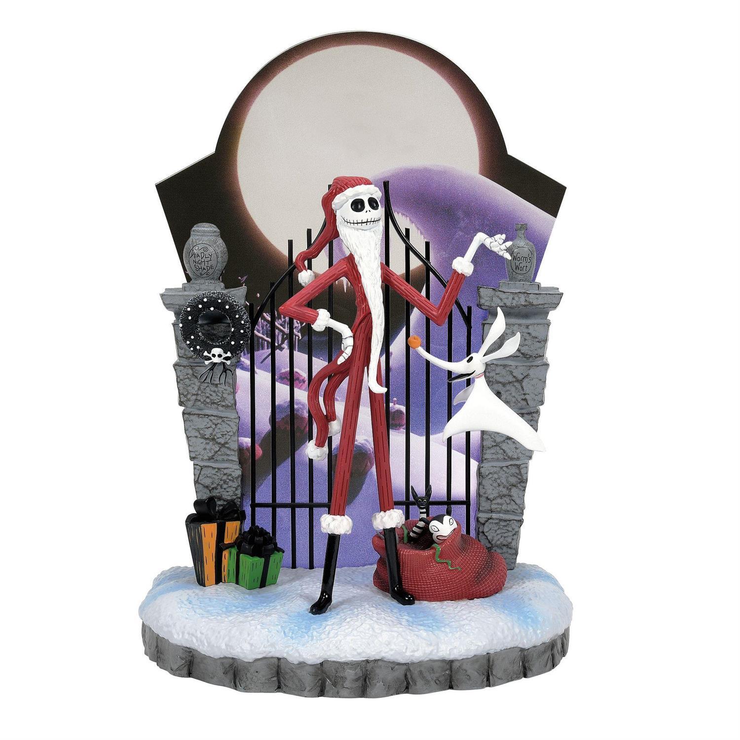 Disney Showcase - 25cm/10" Lit Santa Jack with Gate