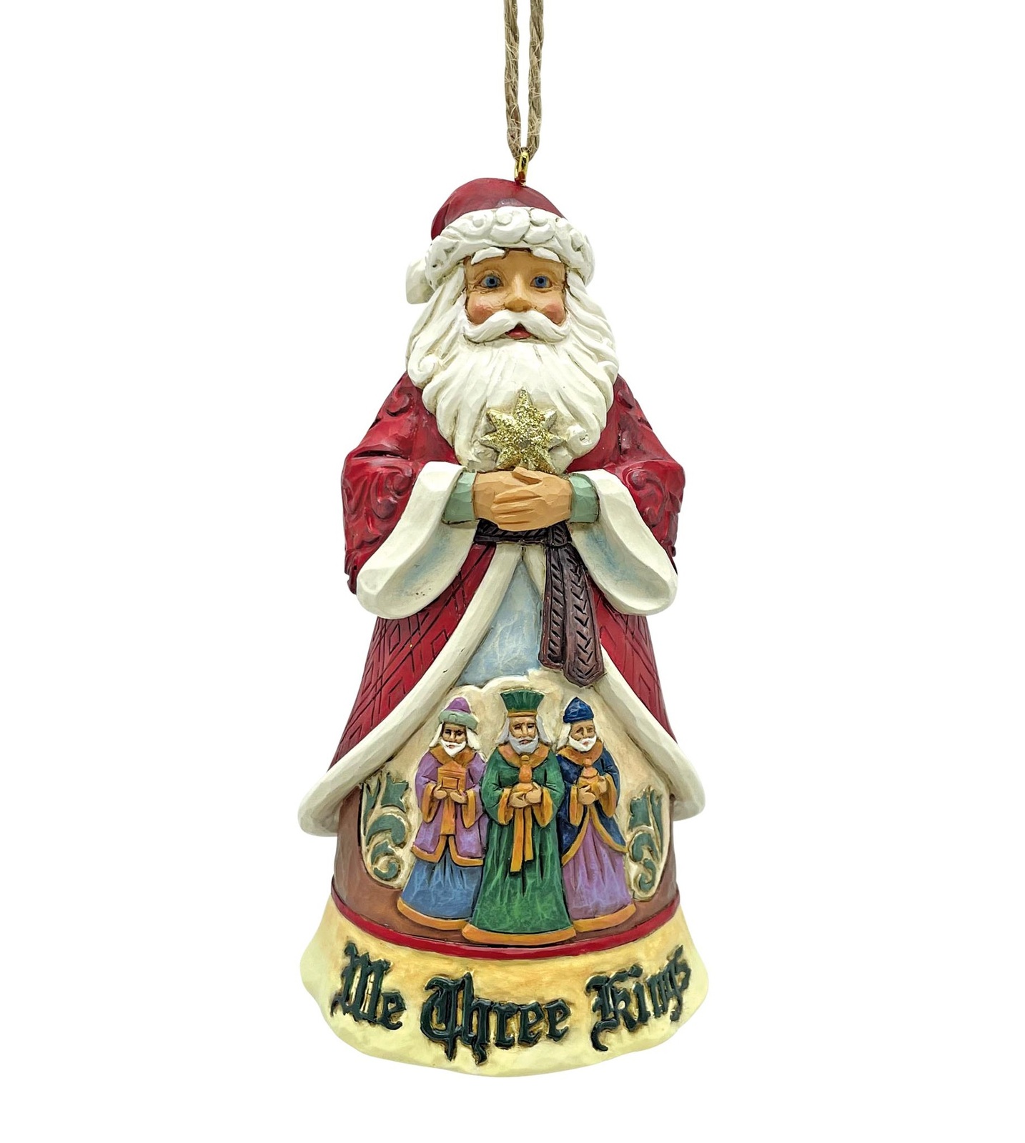 Heartwood Creek - 12cm/4.6" We Three Kings Song Series Santa HO
