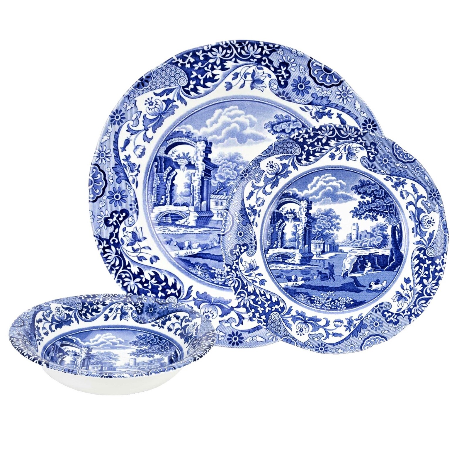 12 Piece Dinner Set from Blue Italian by Spode