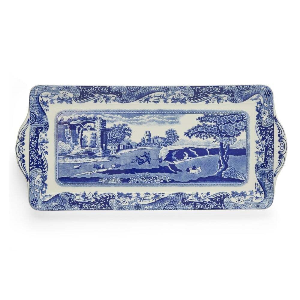 33cm/13" Sandwich Tray from Blue Italian by Spode