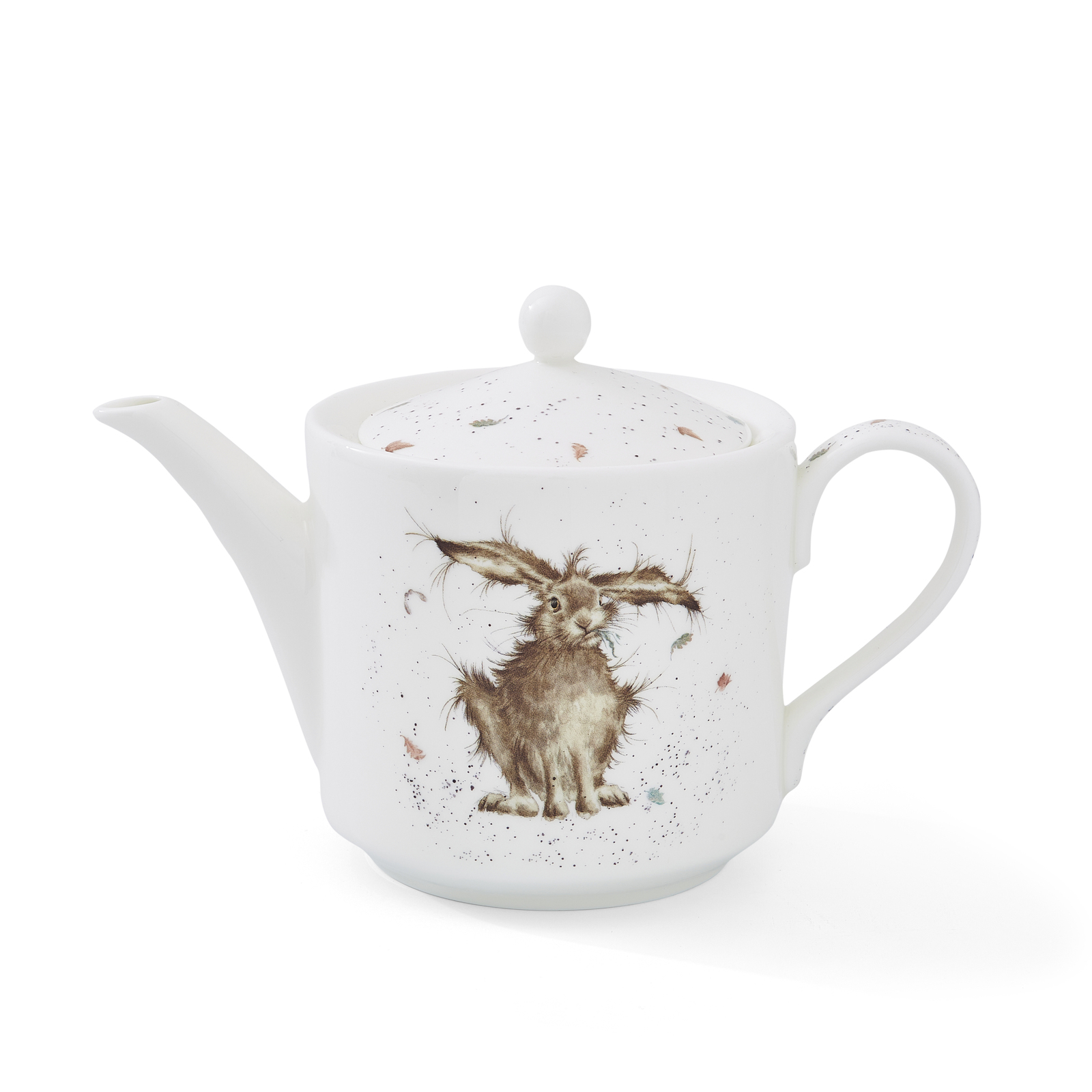 1.13L/2pt Hare Brained Hare Teapot from Wrendale Designs by Royal Worcester