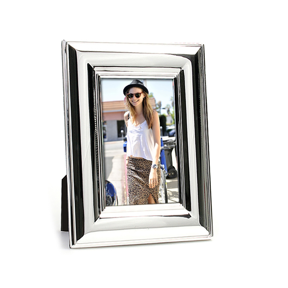 Whitehill Frames - Silver Plated Wide Plain Photo Frame 10cm x 15cm ...