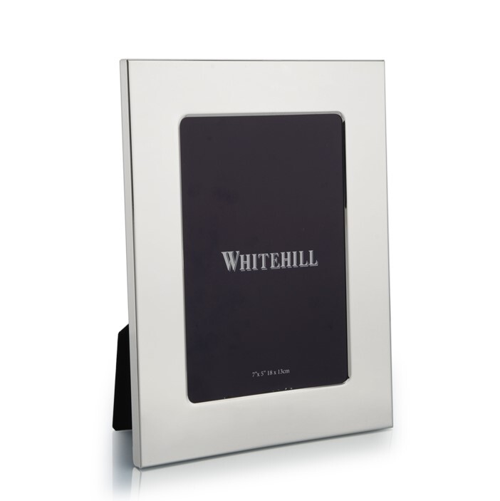 Whitehill Studio - Silver Plated Plain Photo Frame 13cm x 18cm ...