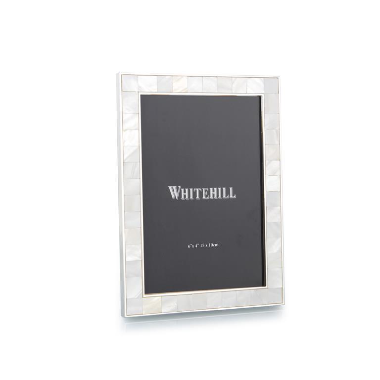 Whitehill Studio - River Shell Photo Frame 10cm x 15cm - Whitehill Silver