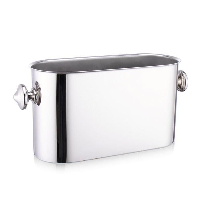 Whitehill Barware - Stainless Steel Oval Champagne Bucket - Whitehill ...