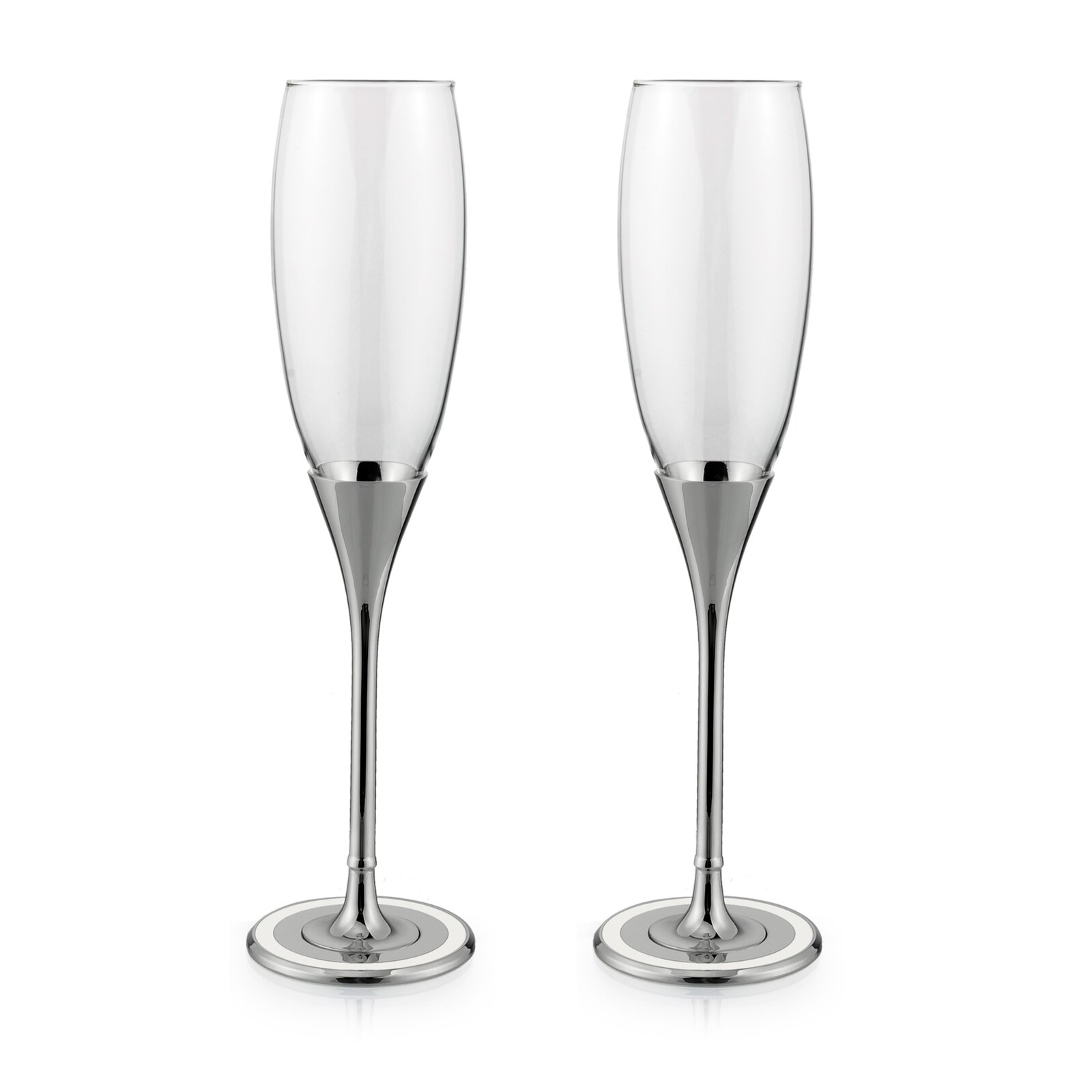 Whitehill Winter Wonderland - Nickel Plated, White Epoxy Flute Pair ...